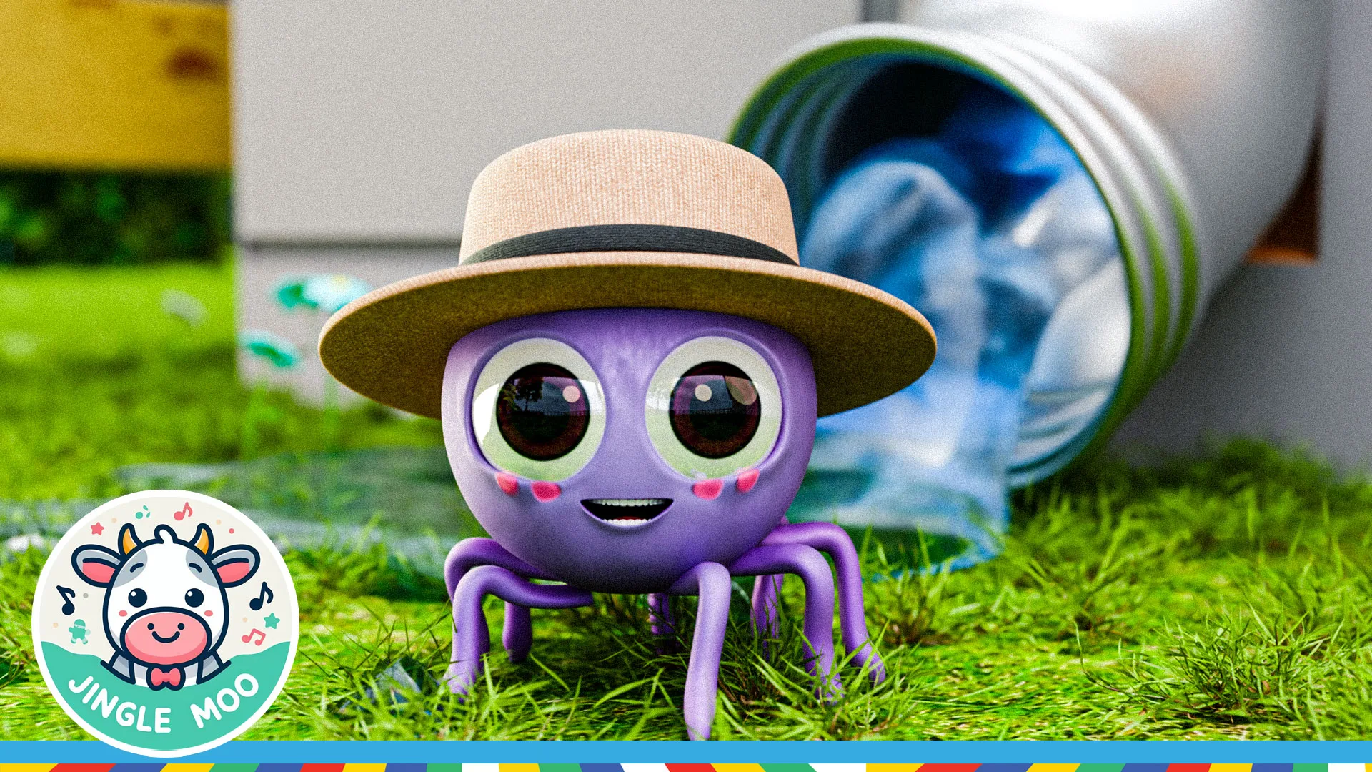 Incy Wincy Spider - Nursery Rhyme Song & Lyrics – Jingle Moo