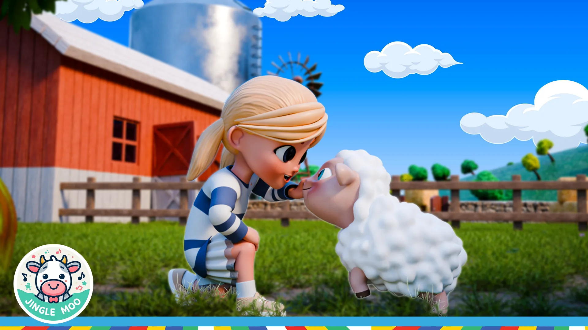 Mary Had A Little Lamb - Nursery Rhyme Song & Lyrics – Jingle Moo