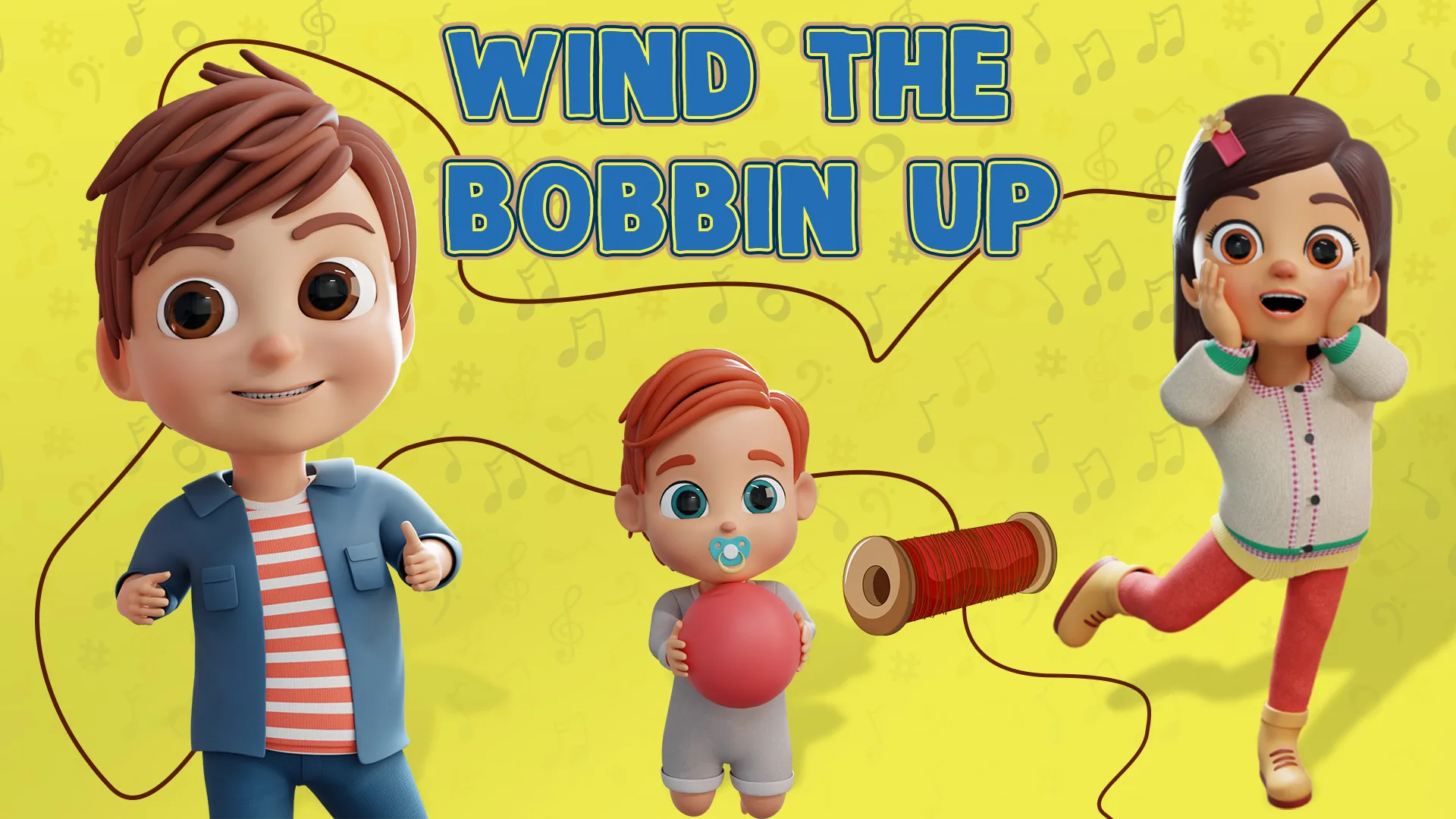 Wind The Bobbin Up - Nursery Rhyme Song & Lyrics – Jingle Moo